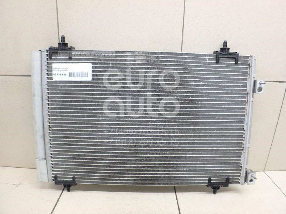 6455GH Радиатор кондиционера Peugeot Citroen | Запчасти на DRIVE2