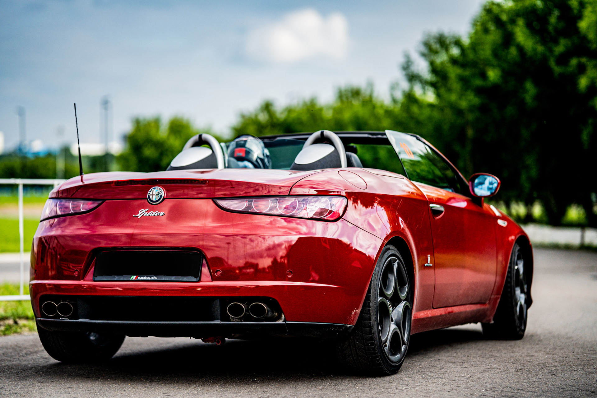 Фото со сбора альфистов, посвященное 111летию марки — Alfa Romeo Spider ...