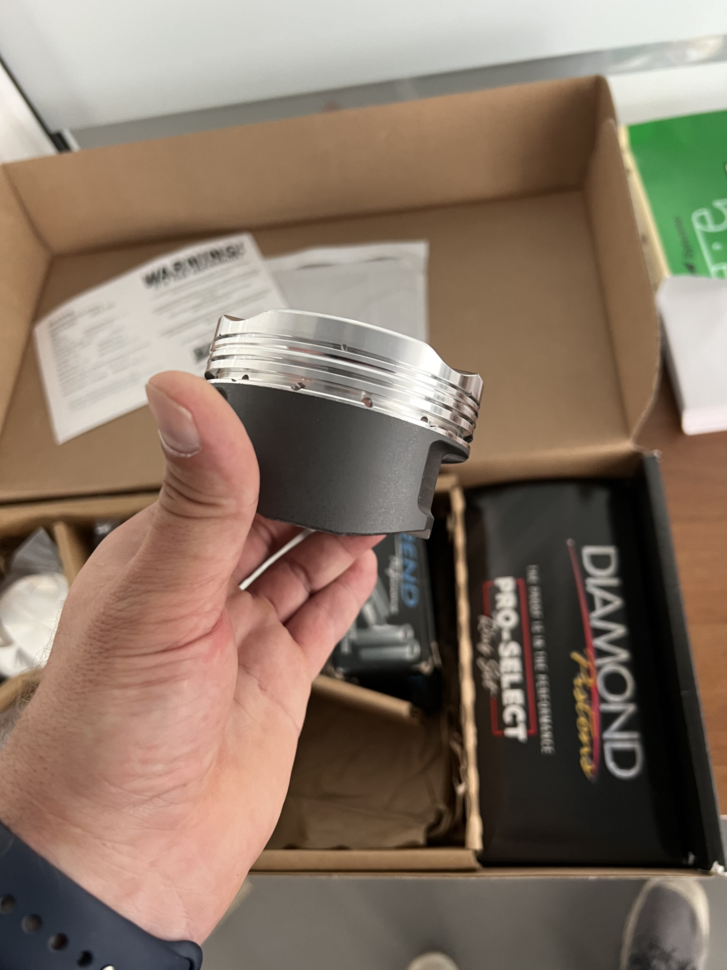 Дома они! Pauter 4340 Forget X Beam и Diamond Racing Forget Pistons ...