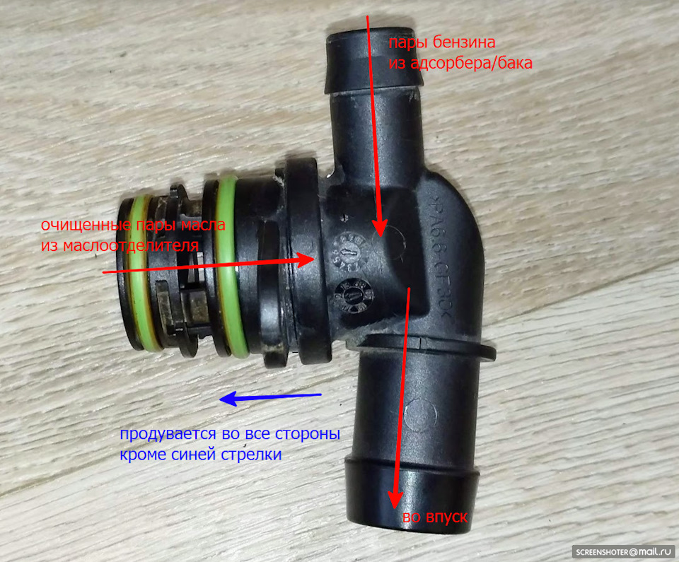 03F103175A Клапан обратный VAG | Запчасти на DRIVE2