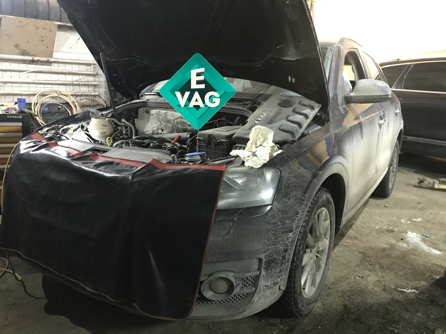 🚀 AUDI Q3 2.0 TFSI 2013 (170 hp) CCZC "2013. Физическое удаление ...