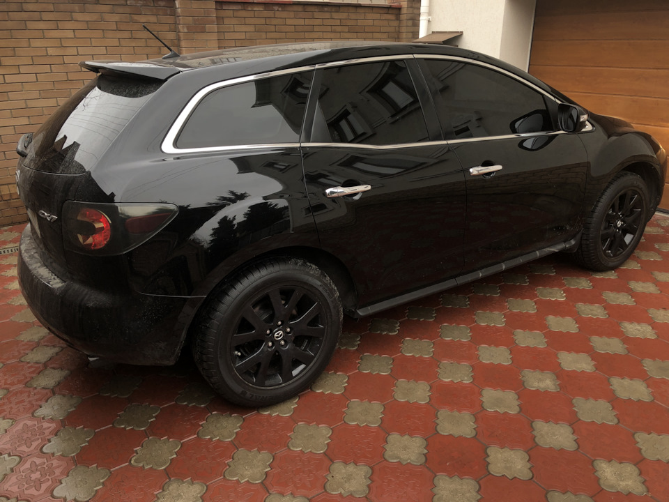 Плавник вместо антенны. китайская шляпа :-) — Mazda CX-7, 2,3 л, 2008 ...