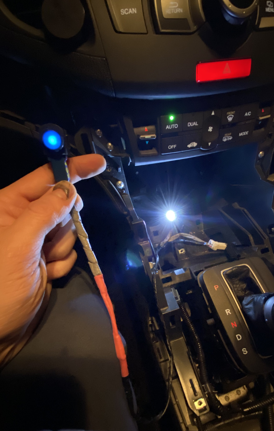 Подсветка. — Honda Accord (8G), 2,4 л, 2008 года | аксессуары | DRIVE2