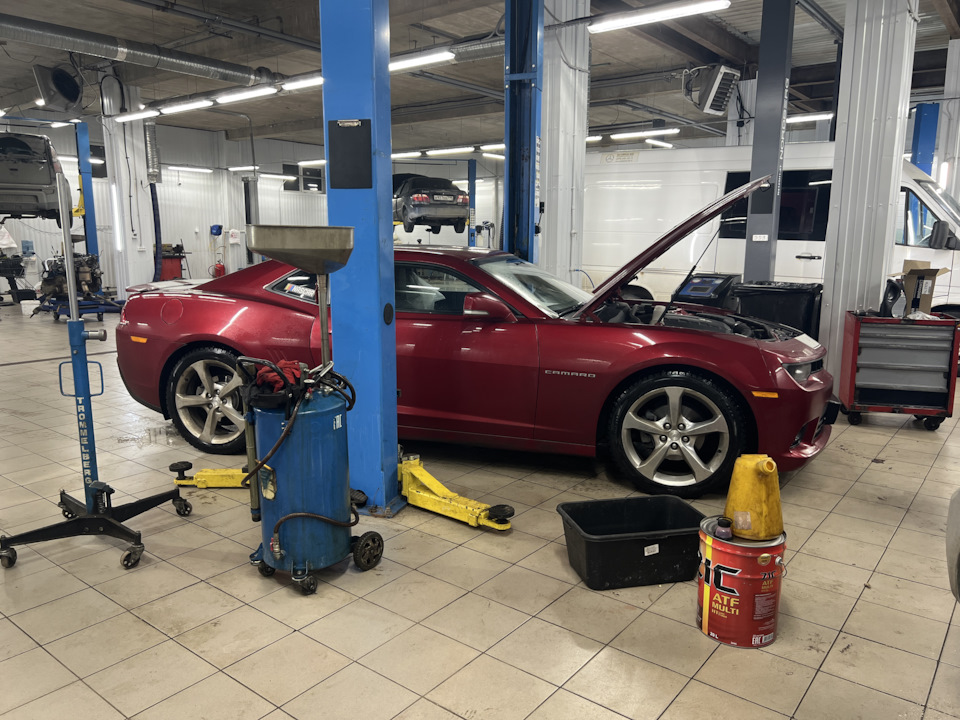 Плановое ТО — Замена масла и салонного фильтра — Chevrolet Camaro V, 3 ...