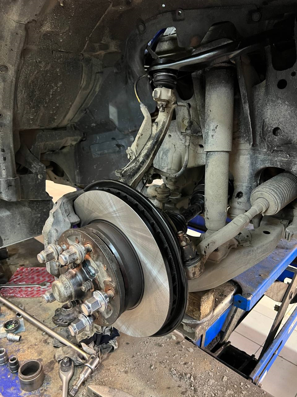 Приводим в порядок по технике. — Toyota Land Cruiser 100, 4,7 л, 2006 ...