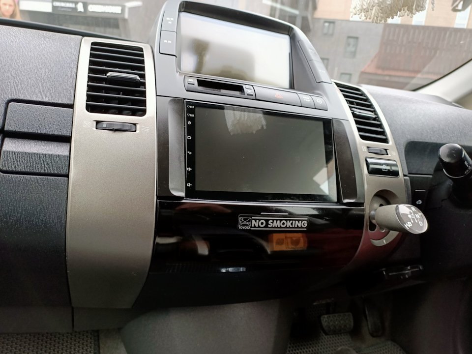 Установка Магнитолы AMPrime 2 Din, Android, GPS, 7 дюймов — Toyota Prius (20), 1,5 л, 2010 года ...