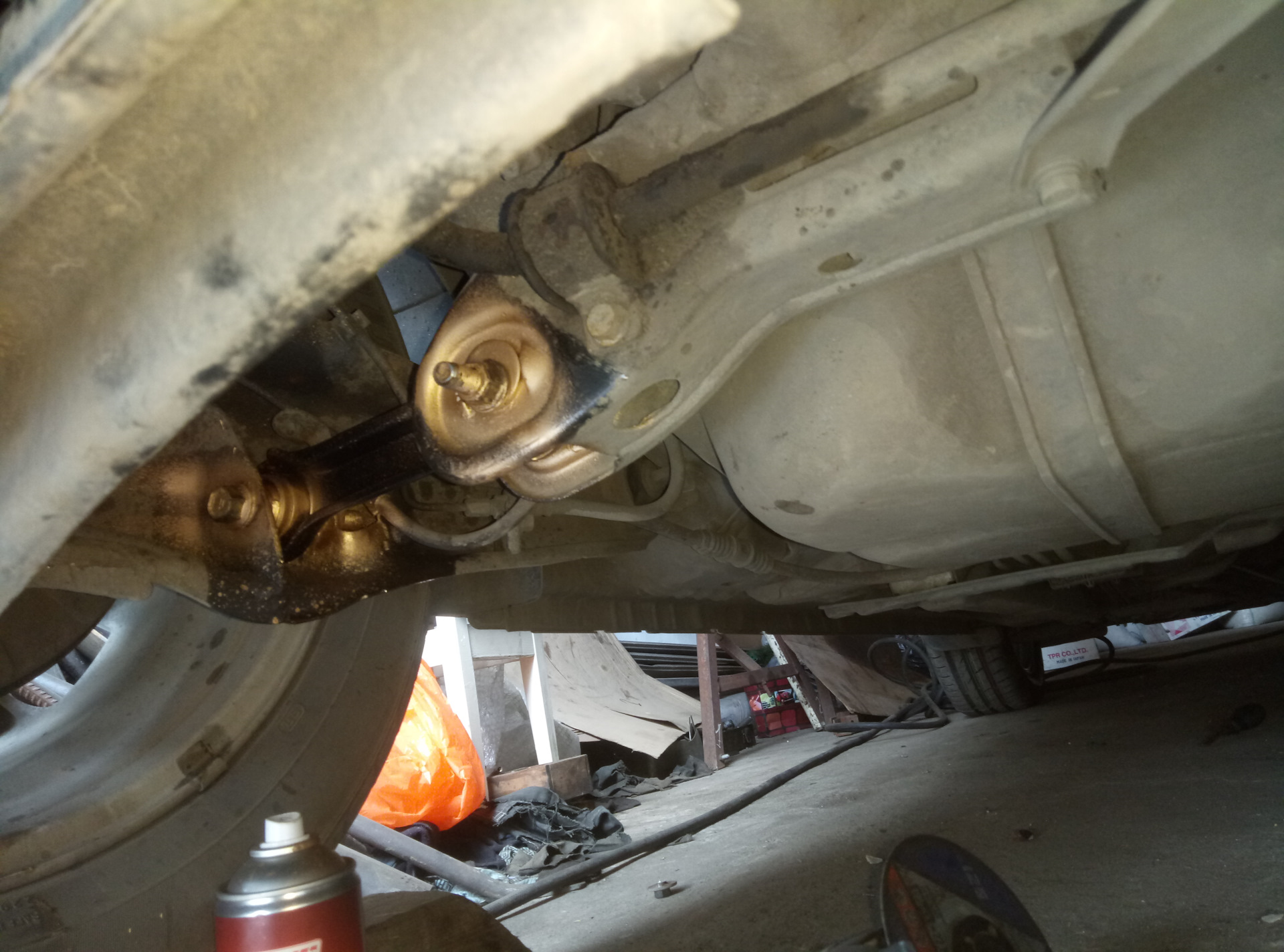 Ремонт подвески для исправления Развал/Схождения. — Mitsubishi Lancer X ...