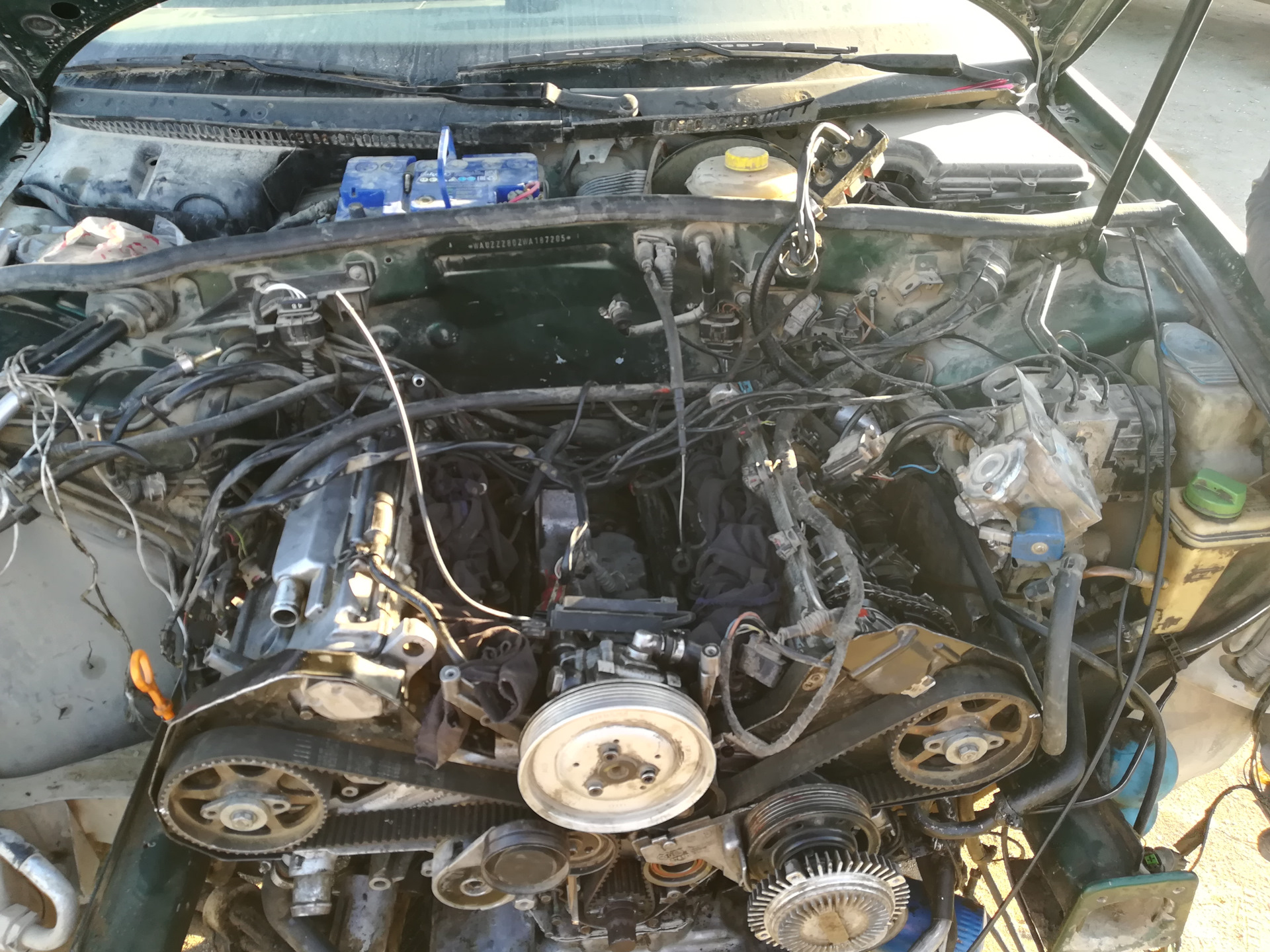 Сменил сердце Зеленке)) — Audi A4 (B5), 2,4 л, 1998 года | другое | DRIVE2