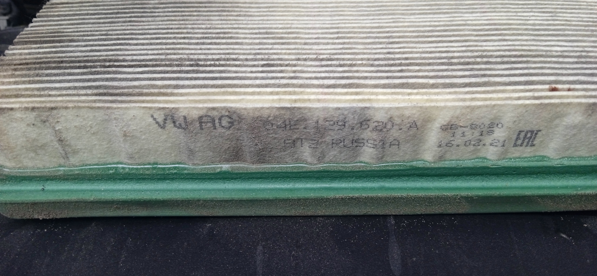 Замена воздушного и салонного фильтра на Polo Liftback CWVA ...