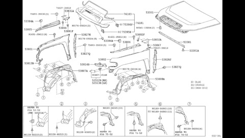 9018906006 Клипса пластиковая TOYOTA LEXUS | Запчасти на DRIVE2