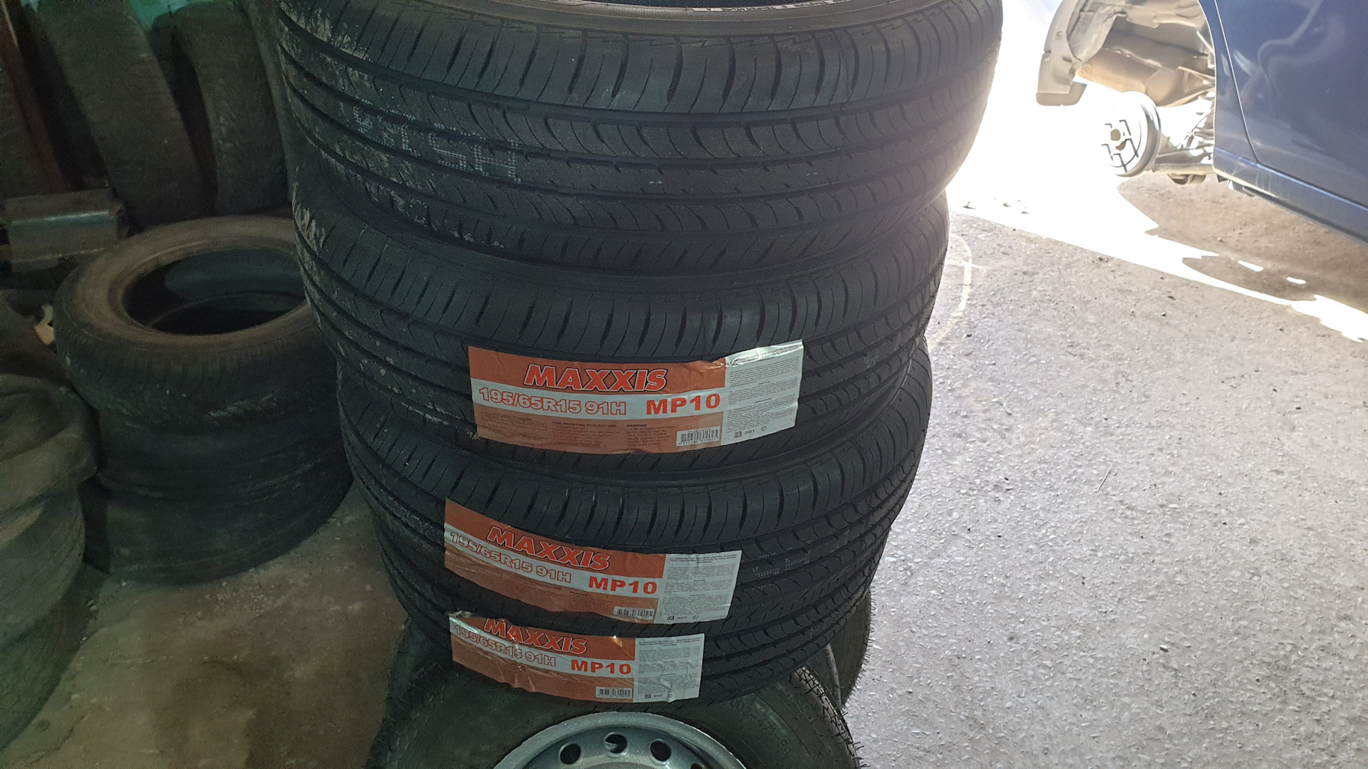 На Лето — Toyota Allion (T240), 1,8 л, 2005 года | шины | DRIVE2