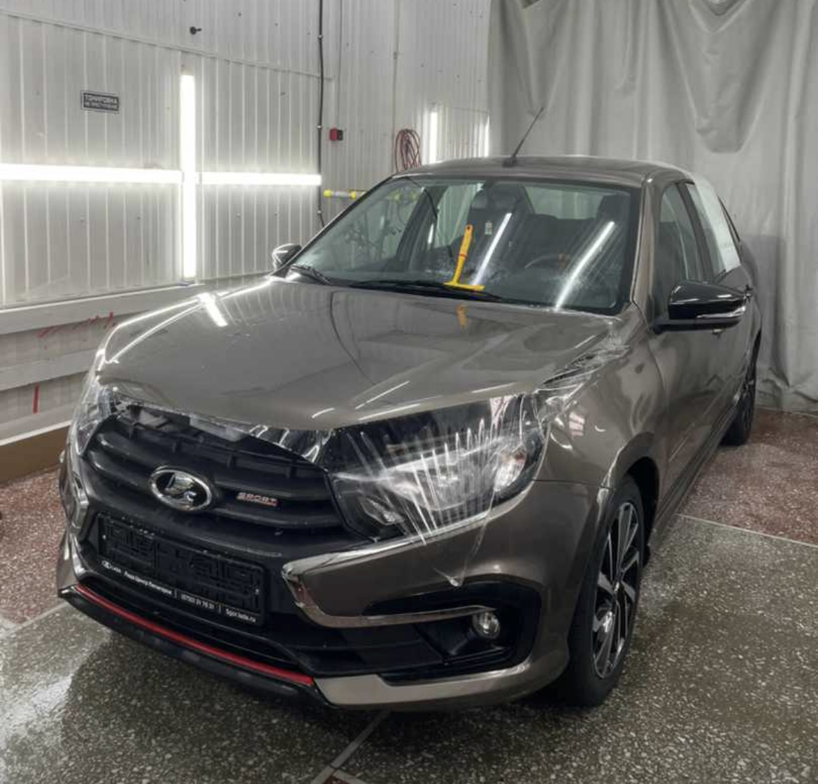 Бронька, тонировка — Lada Granta Sport, 1,6 л, 2024 года | другое | DRIVE2
