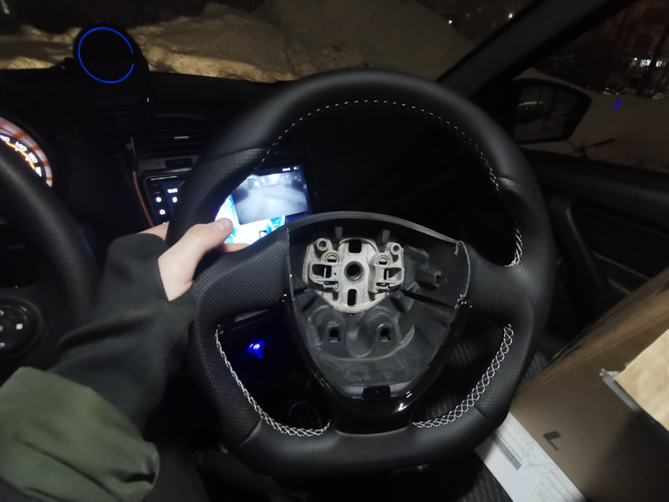 Новый руль! 😀 — Lada Гранта (2G) FL, 1,6 л, 2019 года | аксессуары | DRIVE2