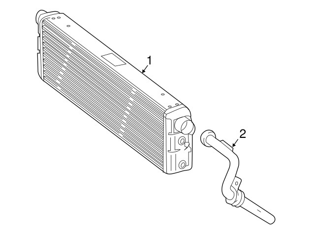 A1645000700 Радиатор масляный Mercedes | Запчасти на DRIVE2