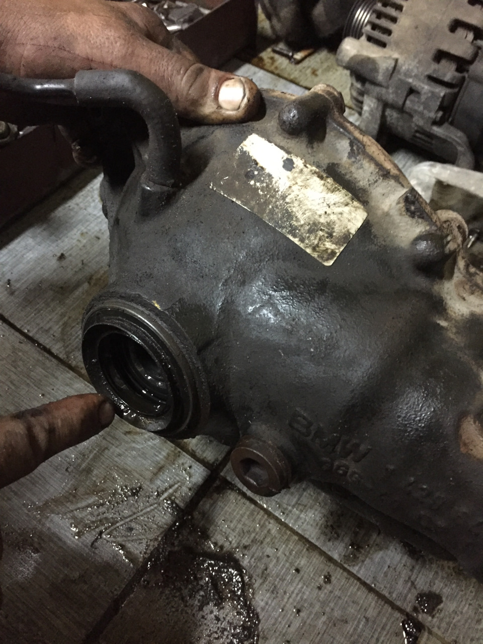 👊Вскрываем движок:( Ну вот и встрял. — BMW X5 (E53), 4,4 л., 2004 года ...