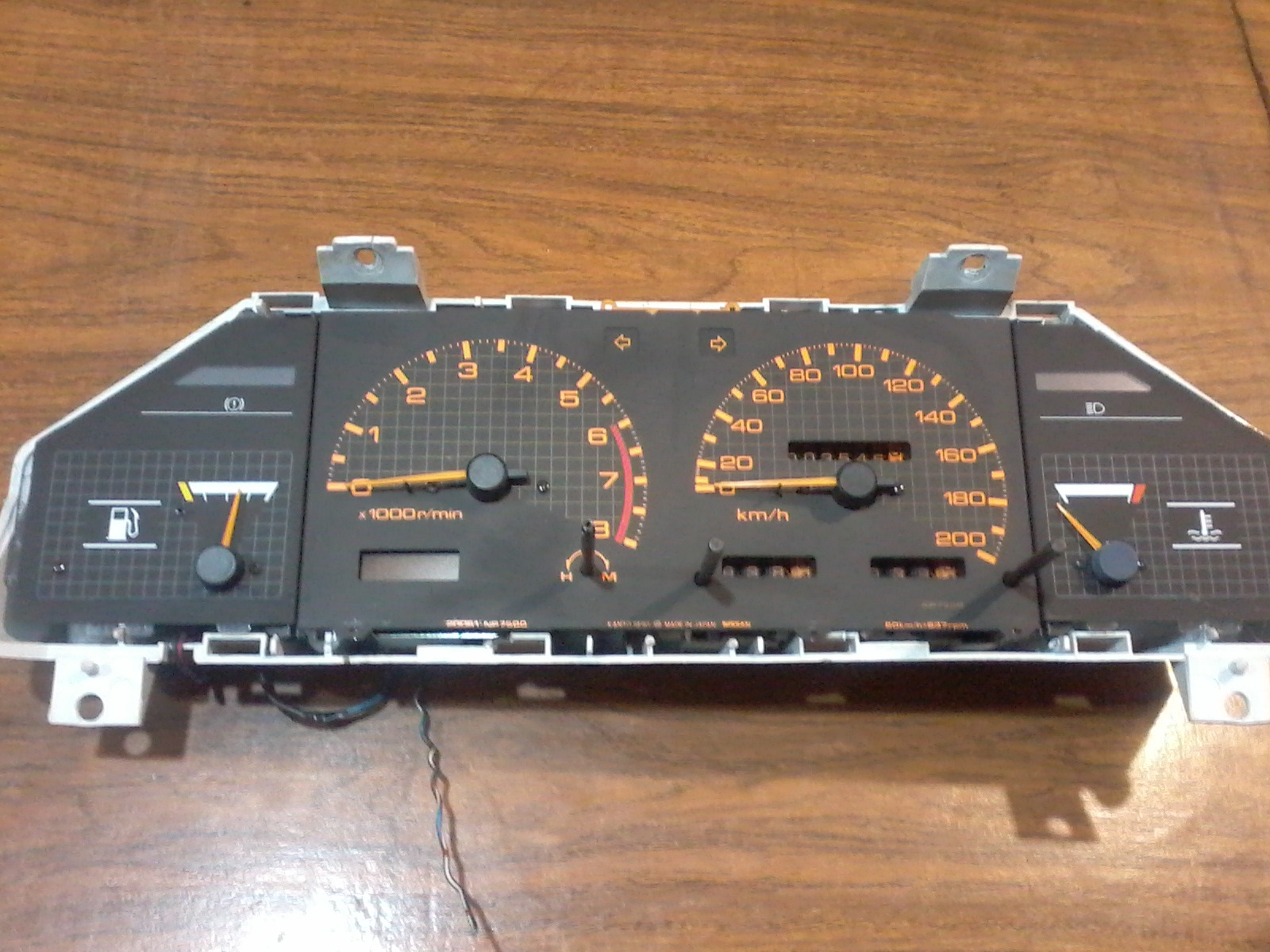 Панель приборов — Nissan Bluebird (U11), 2 л, 1987 года | стайлинг | DRIVE2