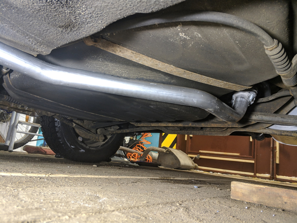 Замена всей выхлопной системы — Chevrolet Lacetti SW, 1,6 л, 2007 года ...