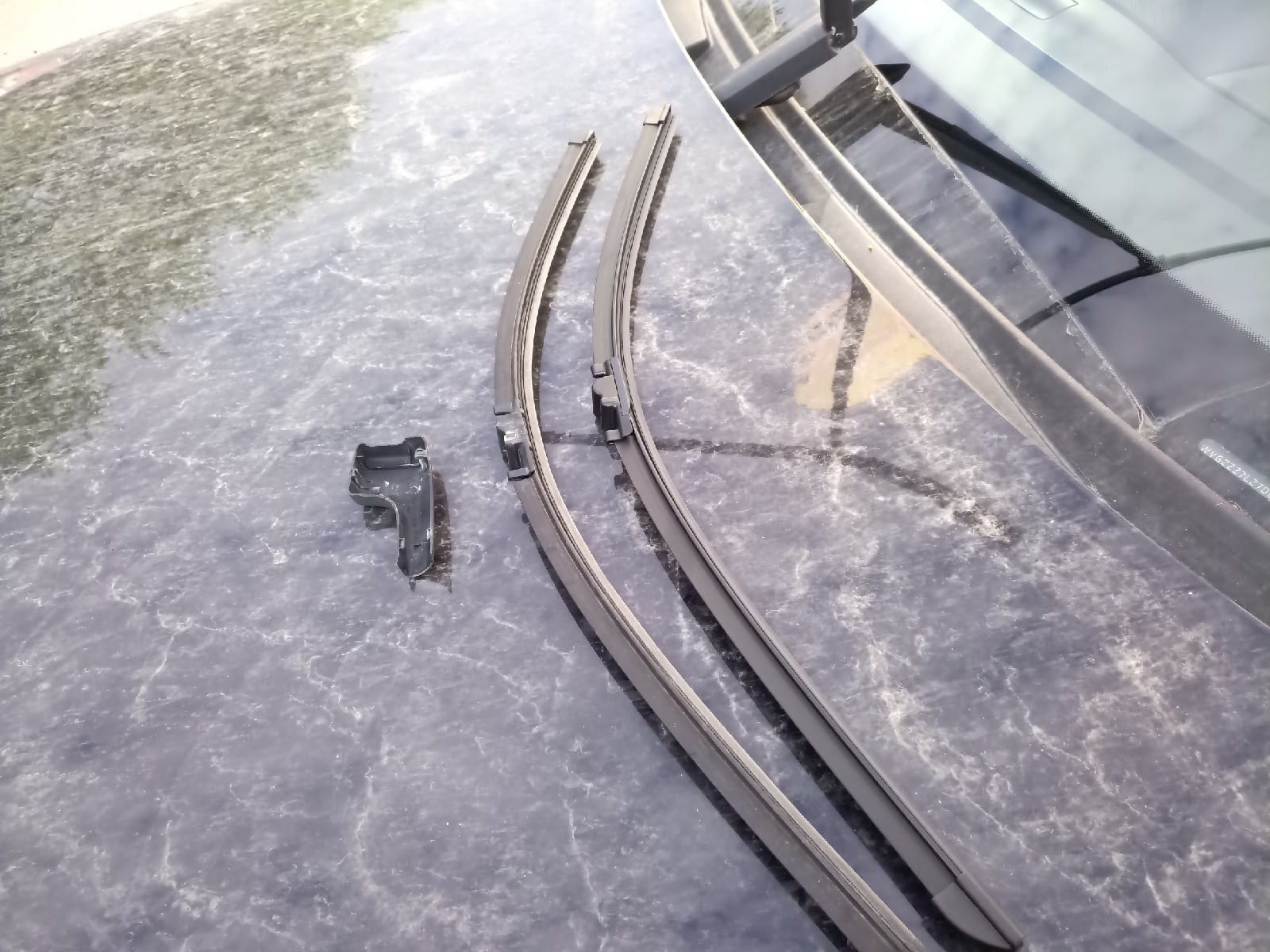 Для истории: замена дворников — Volkswagen Touareg (1G), 3 л, 2007 года ...