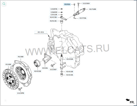 4141628000 ПАЛЕЦ ОПОРЫ ЦИЛИНДРА СЦЕПЛЕНИЯ KIA HYUNDAI | Запчасти на DRIVE2