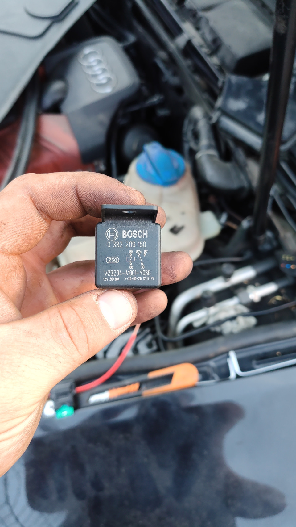 0332209150 МИНИ-РЕЛЕ 12В 30А/20А BOSCH | Запчасти на DRIVE2