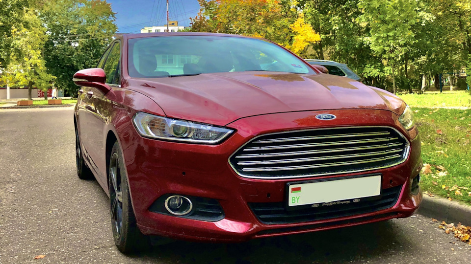 Ford Fusion (America) (2G) 1.5 бензиновый 2016 | Ruby Red на DRIVE2