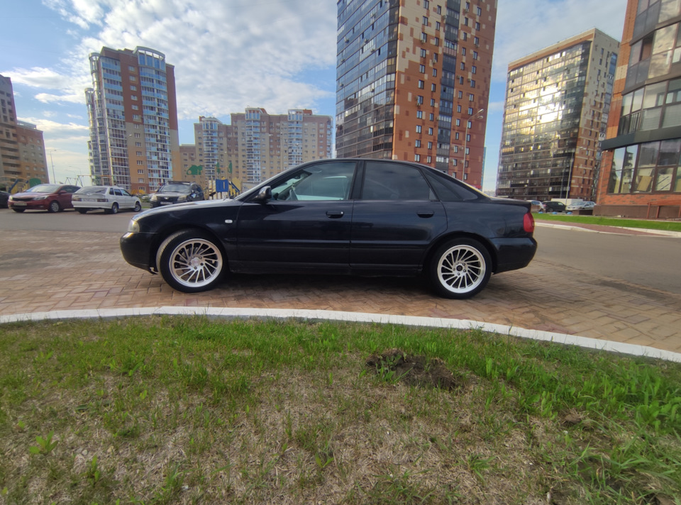 #16 Передняя подвеска It's done — Audi A4 (B5), 1,8 л, 2001 года ...