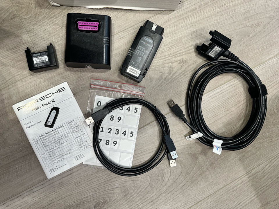 Диагностический интерфейс PT3G E V2 VCI Porsche Piwis на Porsche ...
