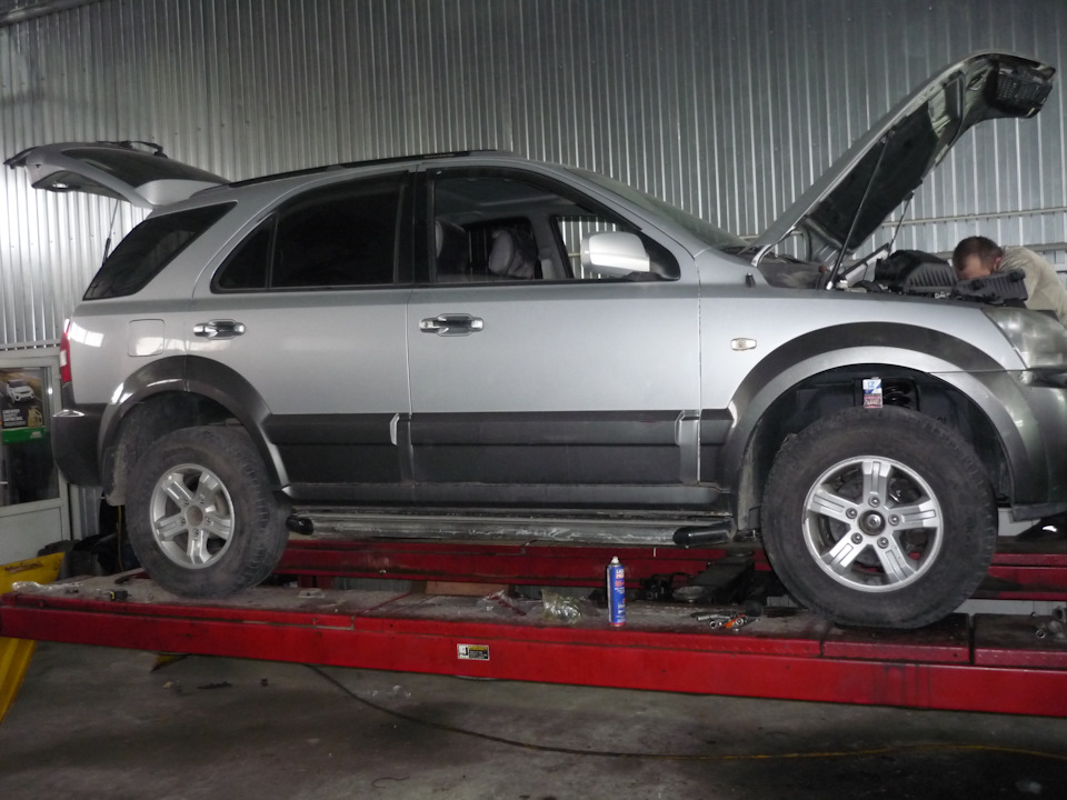 лифт подвески соренто по кругу — KIA Sorento (1G), 3,5 л, 2005 года ...