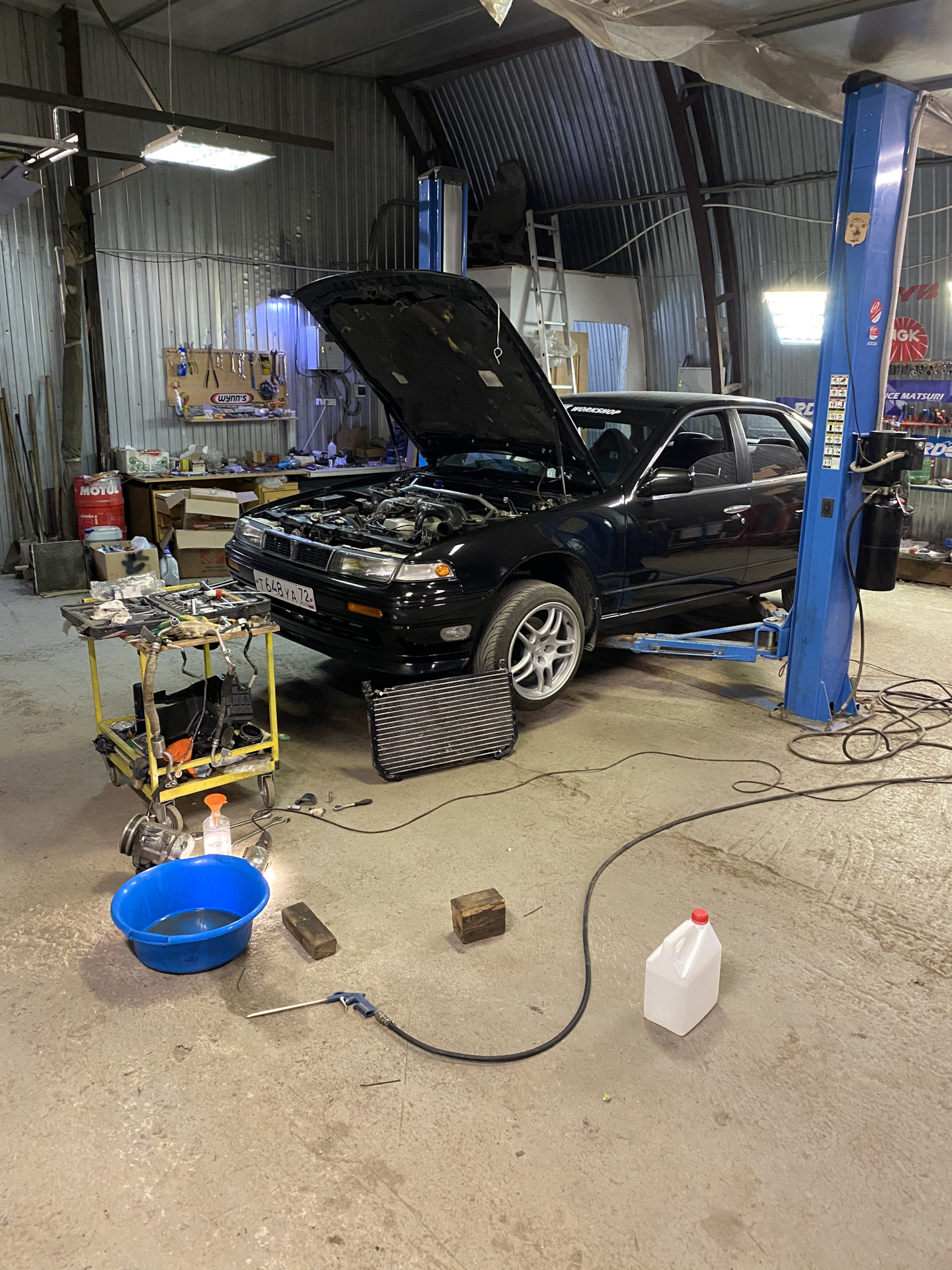 Кондиционер R12 -> R134a — Nissan Cefiro (A31), 2 л, 1989 года | другое ...