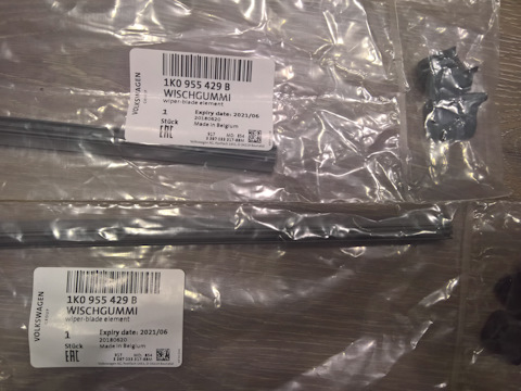 1K0955429B Резинки стеклоочистителя VAG | Запчасти на DRIVE2