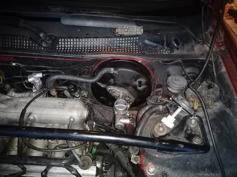 Главный тормозной цилиндр и Вакуумный усилитель — Honda CR-X Del Sol, 1 ...