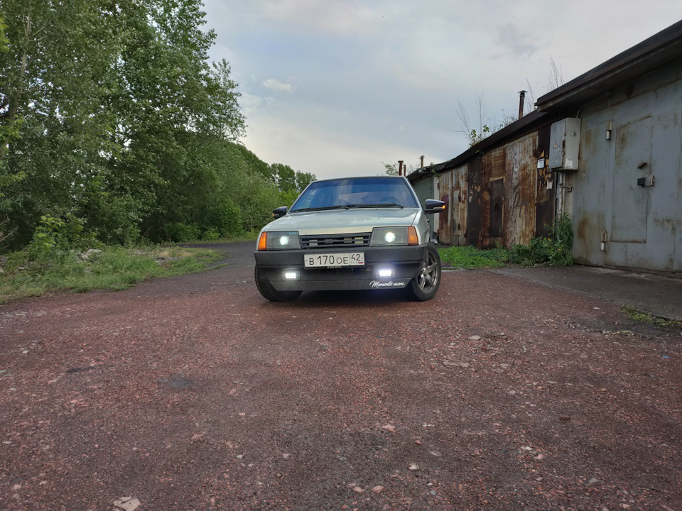 Туманки в бампер 2109 с 2110 — Lada 21093i, 1,5 л, 2005 года | своими ...