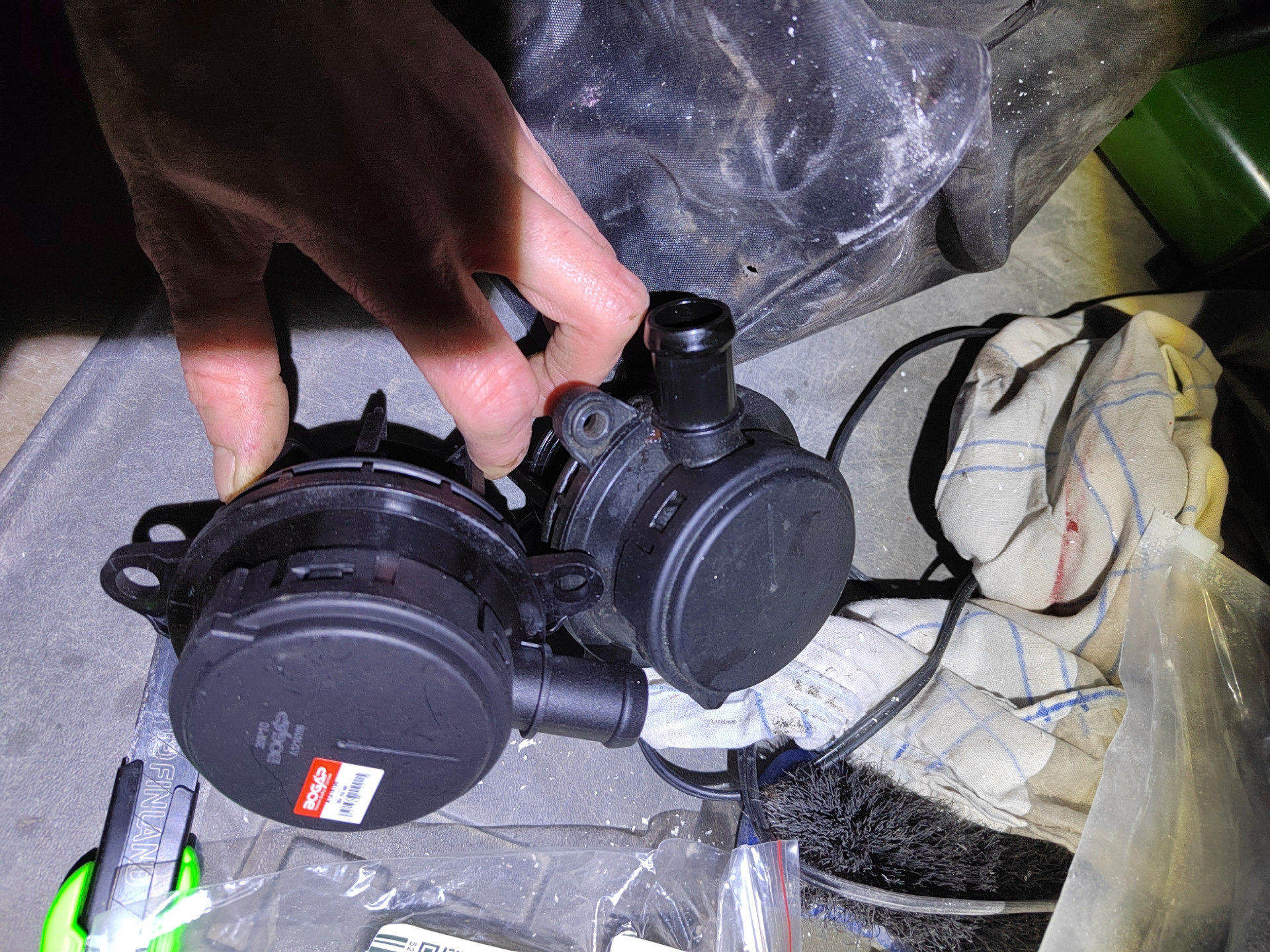 Замена КВКГ — Audi Q7 (1G), 5,9 л, 2010 года | плановое ТО | DRIVE2