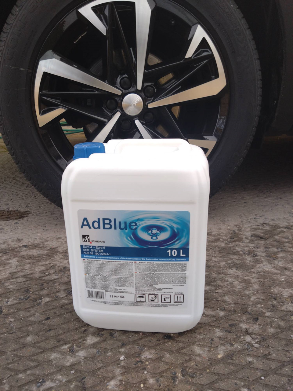 36. И снова заправка Adblue. M-STANDARD 502095. — Peugeot 3008 (2G), 1 ...