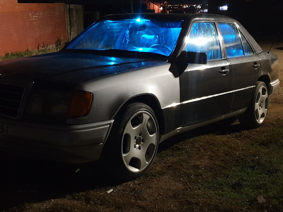 Немного колхоза — Mercedes-Benz E-Class (W124), 3,2 л, 1993 года | тюнинг | DRIVE2