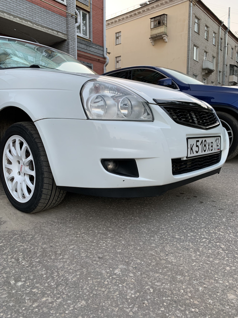 Губа от Круза — Lada Приора хэтчбек, 1,6 л, 2014 года | стайлинг | DRIVE2