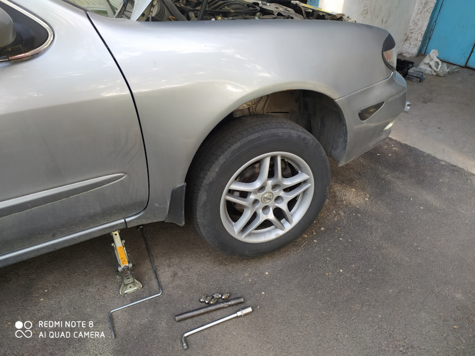 Замена колодок и тормозной диск — Infiniti I30/I35 (2G), 3 л, 2001 года ...