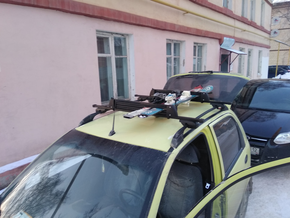 Продаю поперечины Amos Nowy — Daewoo Matiz (M100/M150), 0,8 л, 2008 ...
