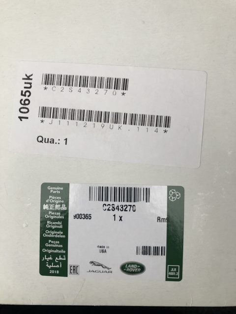 C2S43270 ПРОКЛ.-ПОДДОН Jaguar Land Rover | Запчасти на DRIVE2