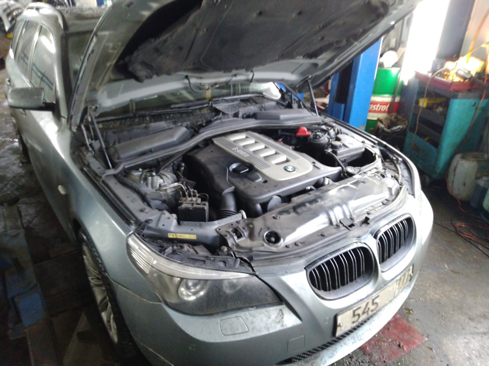 #32. Подготовка к холодам — BMW 5 series Touring (E61), 3 л, 2004 года ...