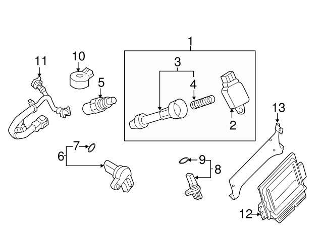 23731EA20C Датчик положения коленвала EA20A NISSAN INFINITI | Запчасти ...