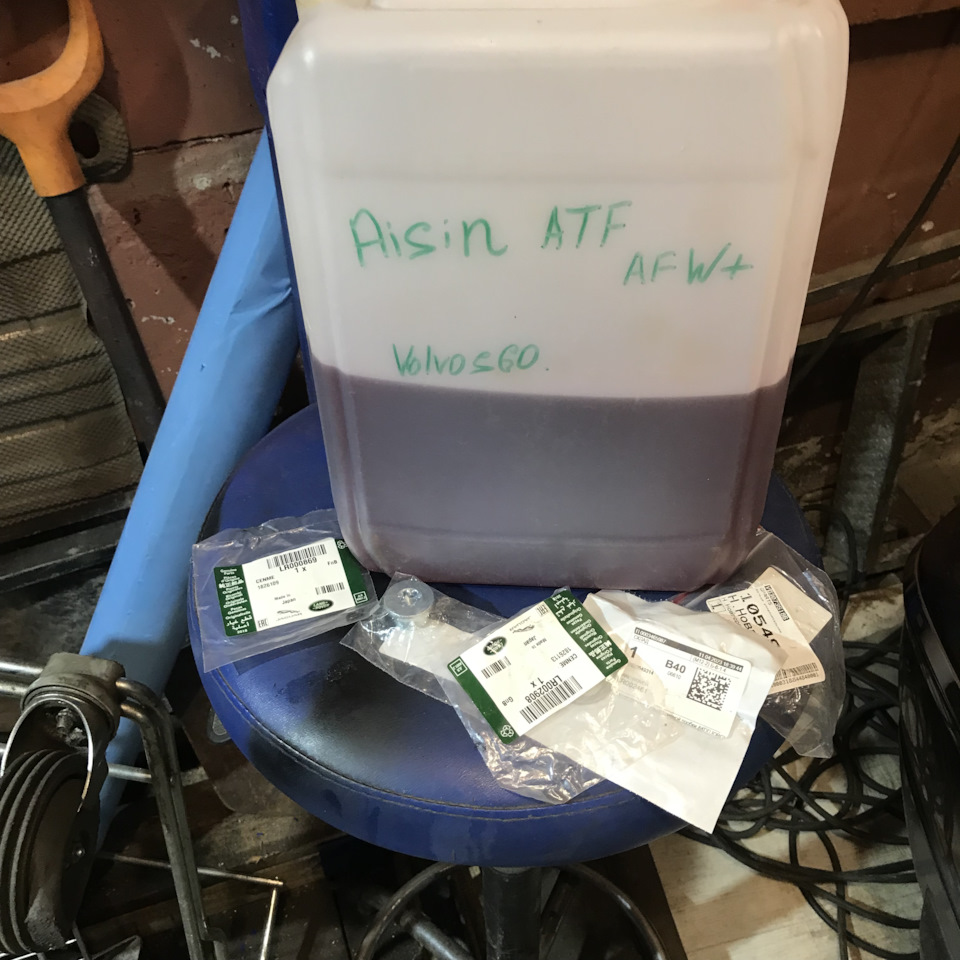 # 90. Частичная замена масла ТF80sc Volvo s60. — Volvo S60 (1G), 2,4 л ...