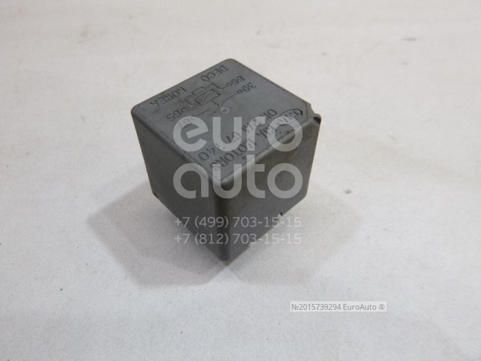 0K2A167740 РЕЛЕ, 30А, 12В KIA HYUNDAI | Запчасти на DRIVE2