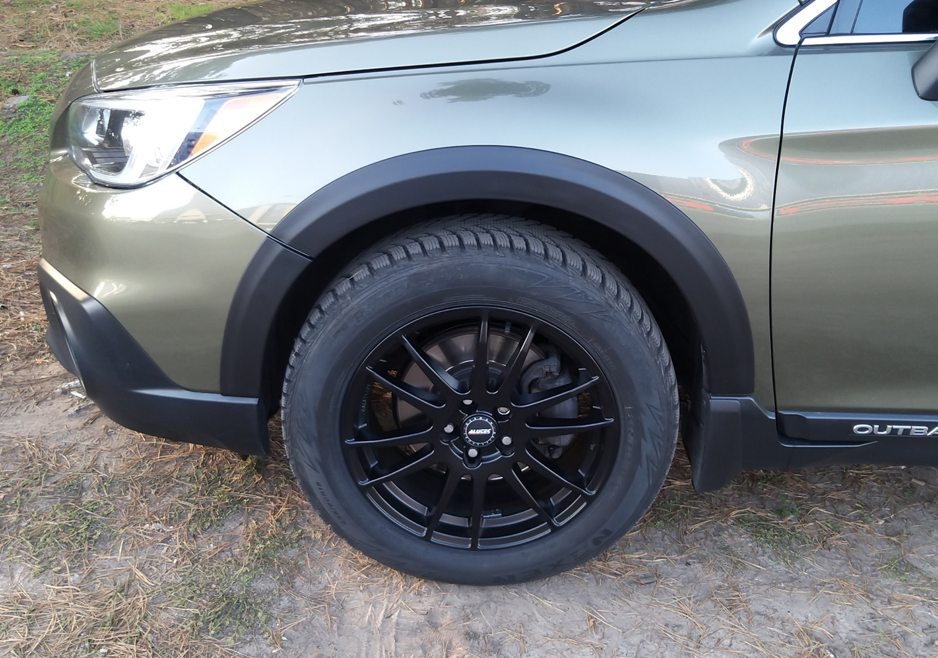 Переобулся на зиму в новые тапки — Subaru Outback (BS), 2,5 л, 2015 ...