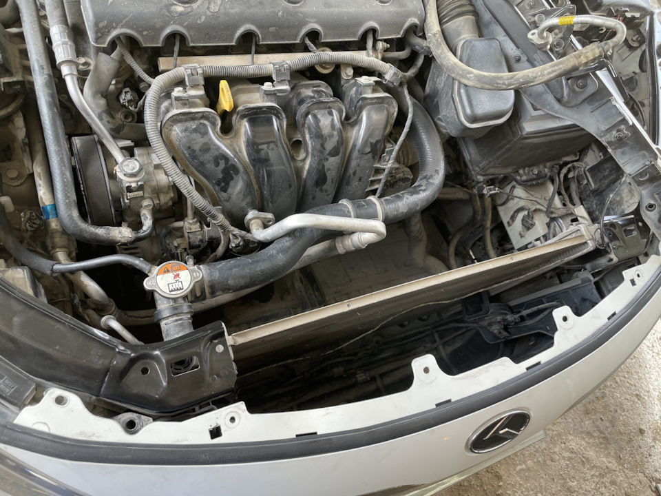 _44_ свап компрессора! — KIA Optima (3G), 2,4 л, 2012 года ...