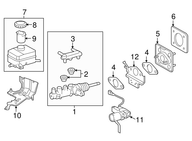 4707048060 Вакуумный усилитель тормозов TOYOTA LEXUS | Запчасти на DRIVE2