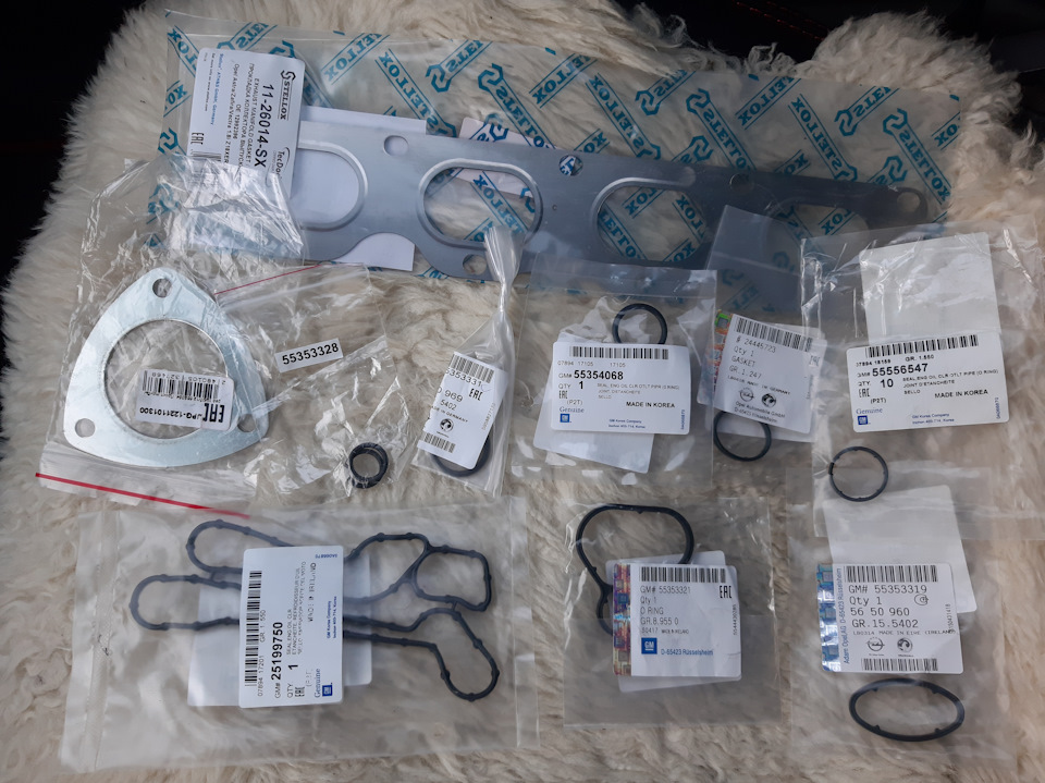 Заменил прокладки теплообменника. — Opel Vectra C, 1,8 л, 2007 года ...