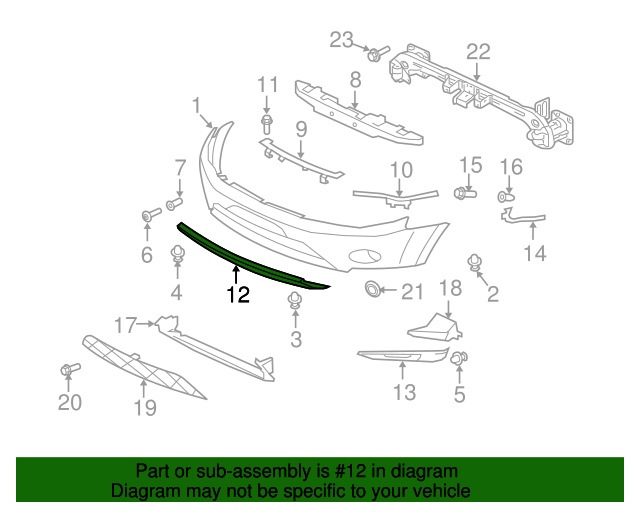6400A422 Наставка переднего бампера Mitsubishi | Запчасти на DRIVE2