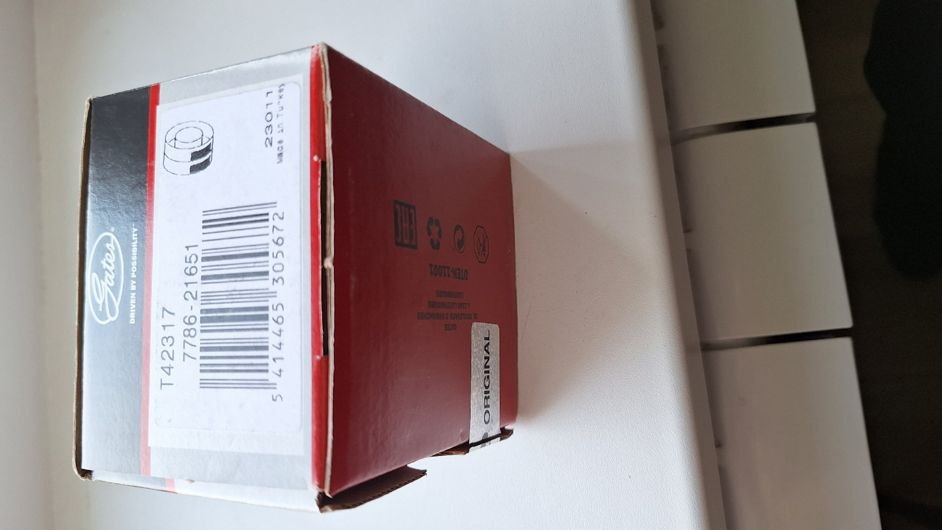 Оригинал? Gates T42317 ролик обводной ремня и Gates T43247 ролик ...