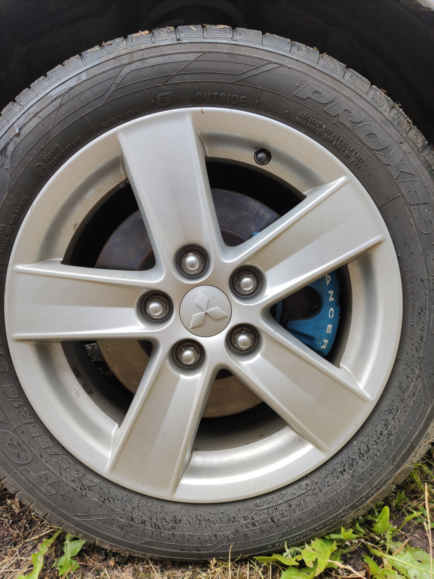 Upgrade тормозной системы — Mitsubishi Lancer X, 1,8 л, 2008 года ...